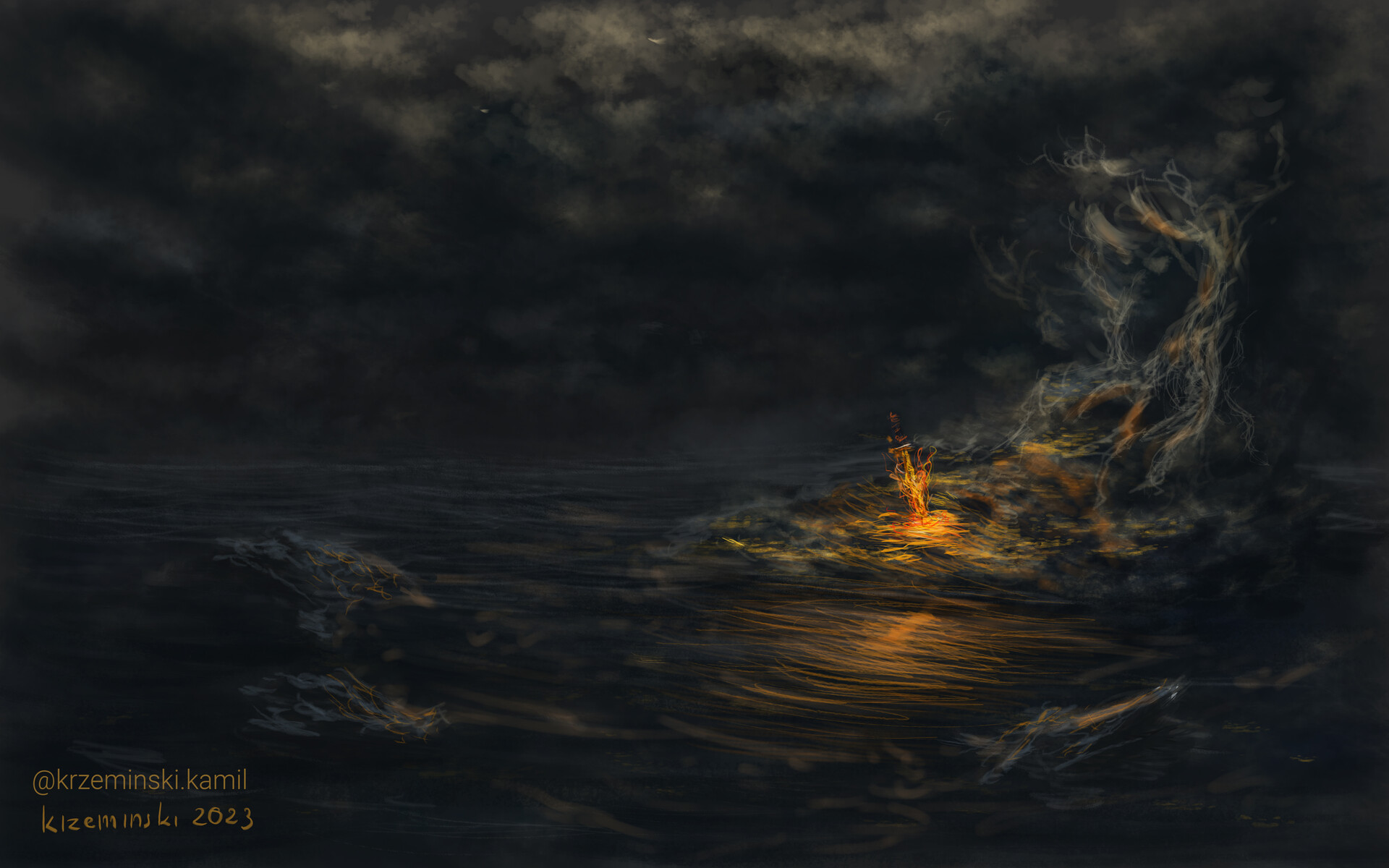 ArtStation - Bonfire