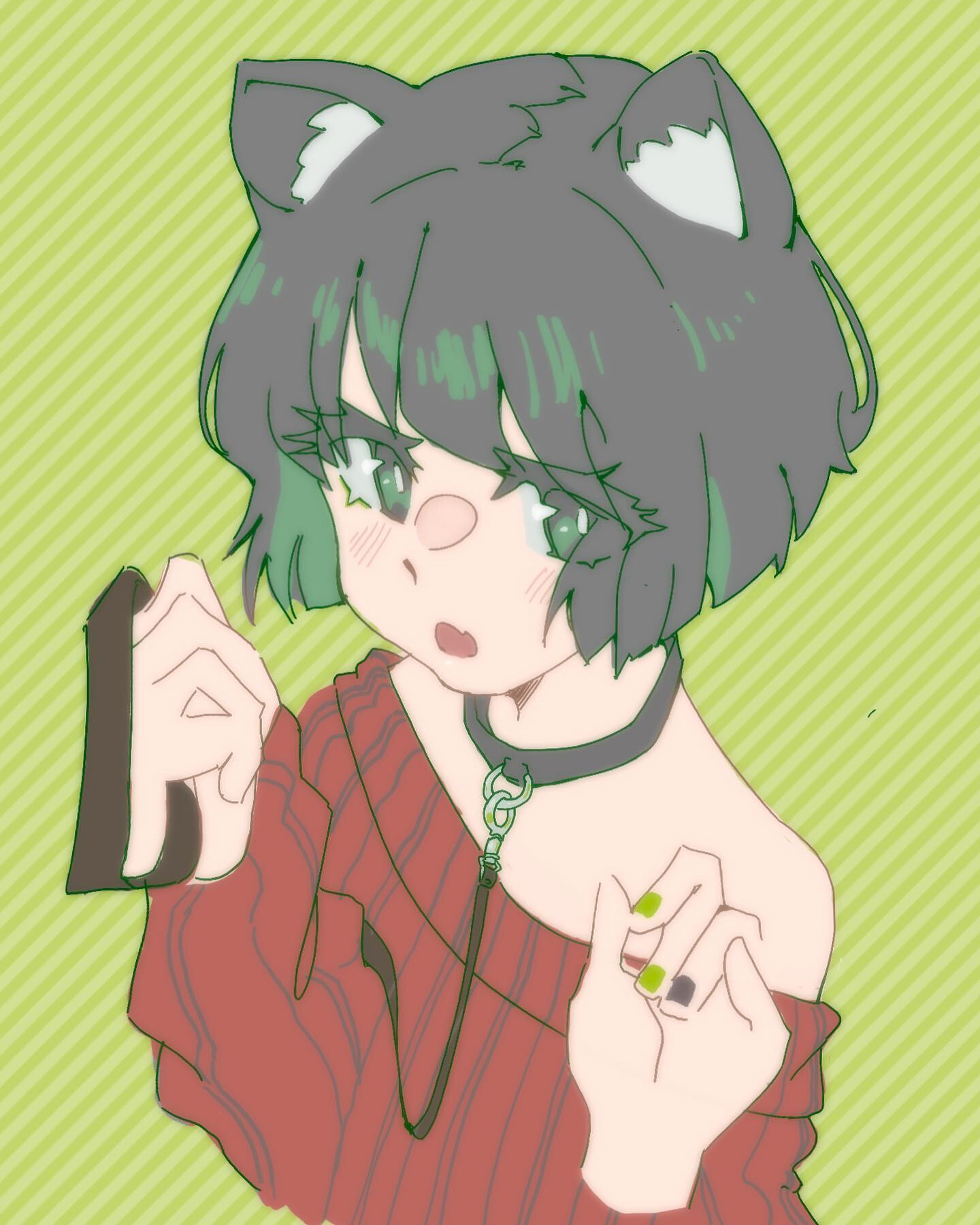 ArtStation - Emo Cat Girl 0v0