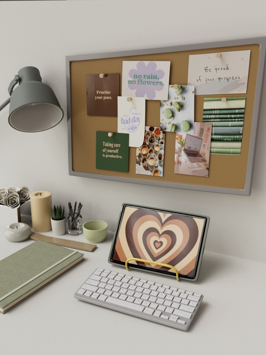 ArtStation - Cute 3D Desk (Full Sail Portfolio)