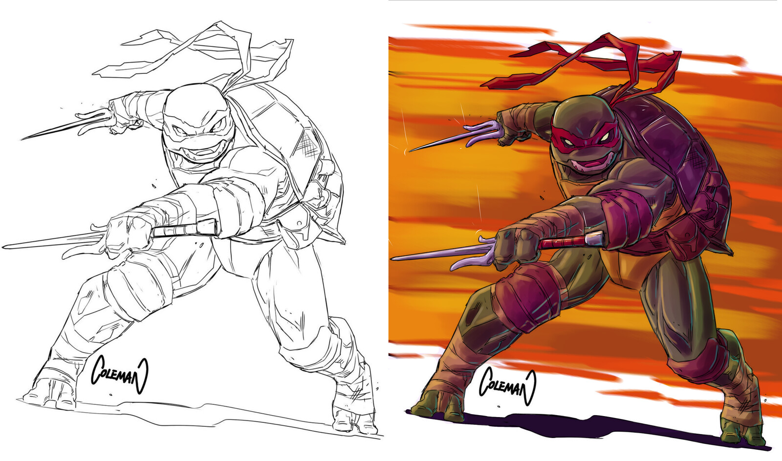 Eoin Barclay - raphael by Ruairi Coleman- colours by me