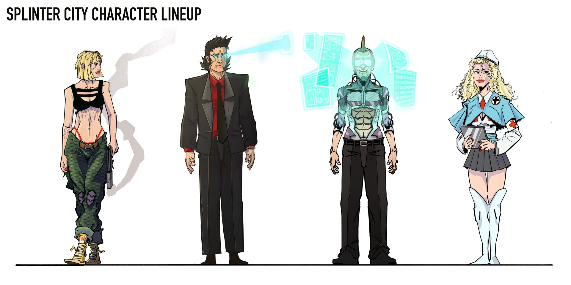 ArtStation - SPLINTER CITY Character Designs