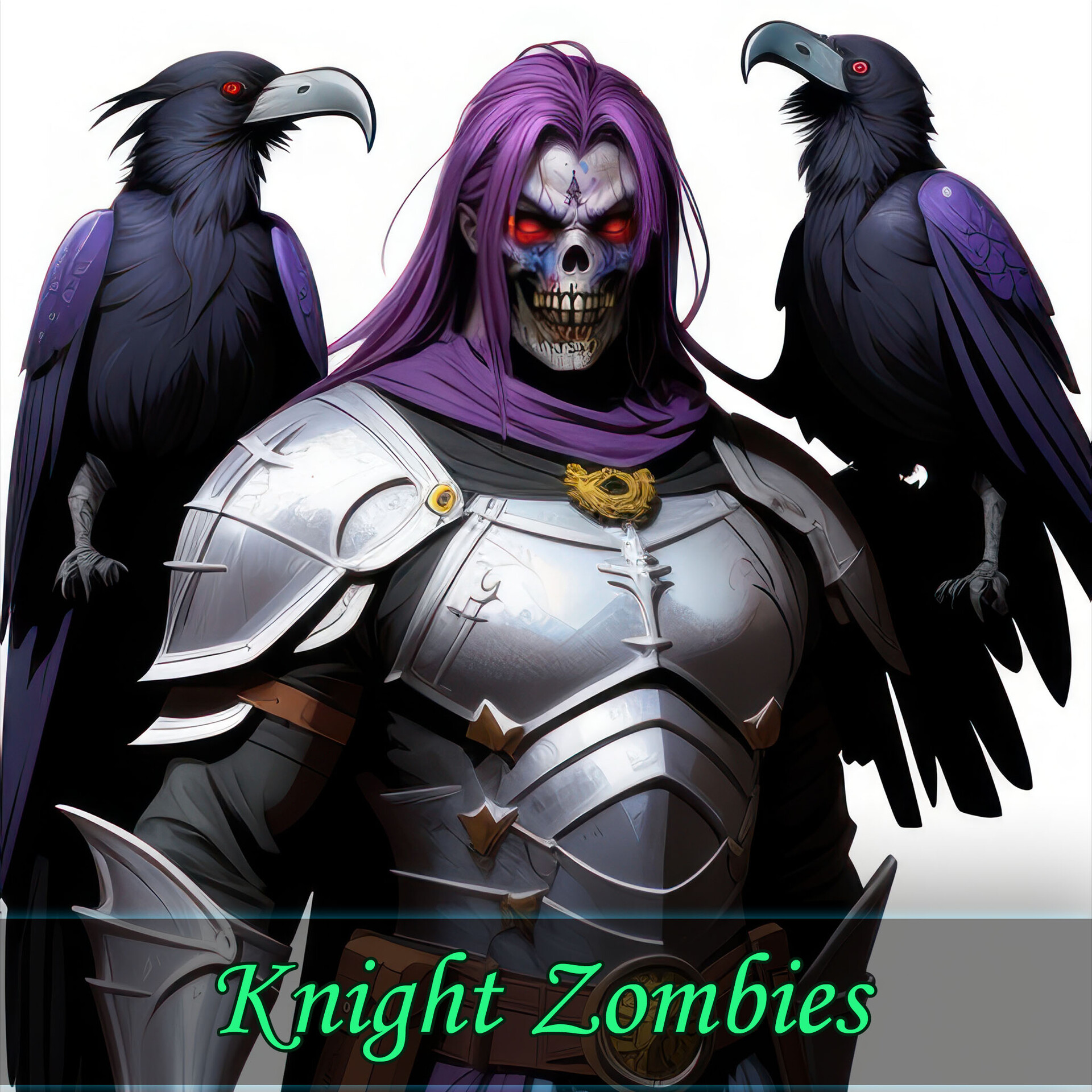 ArtStation - +400 Knight Zombies Reference Pack_ 4k