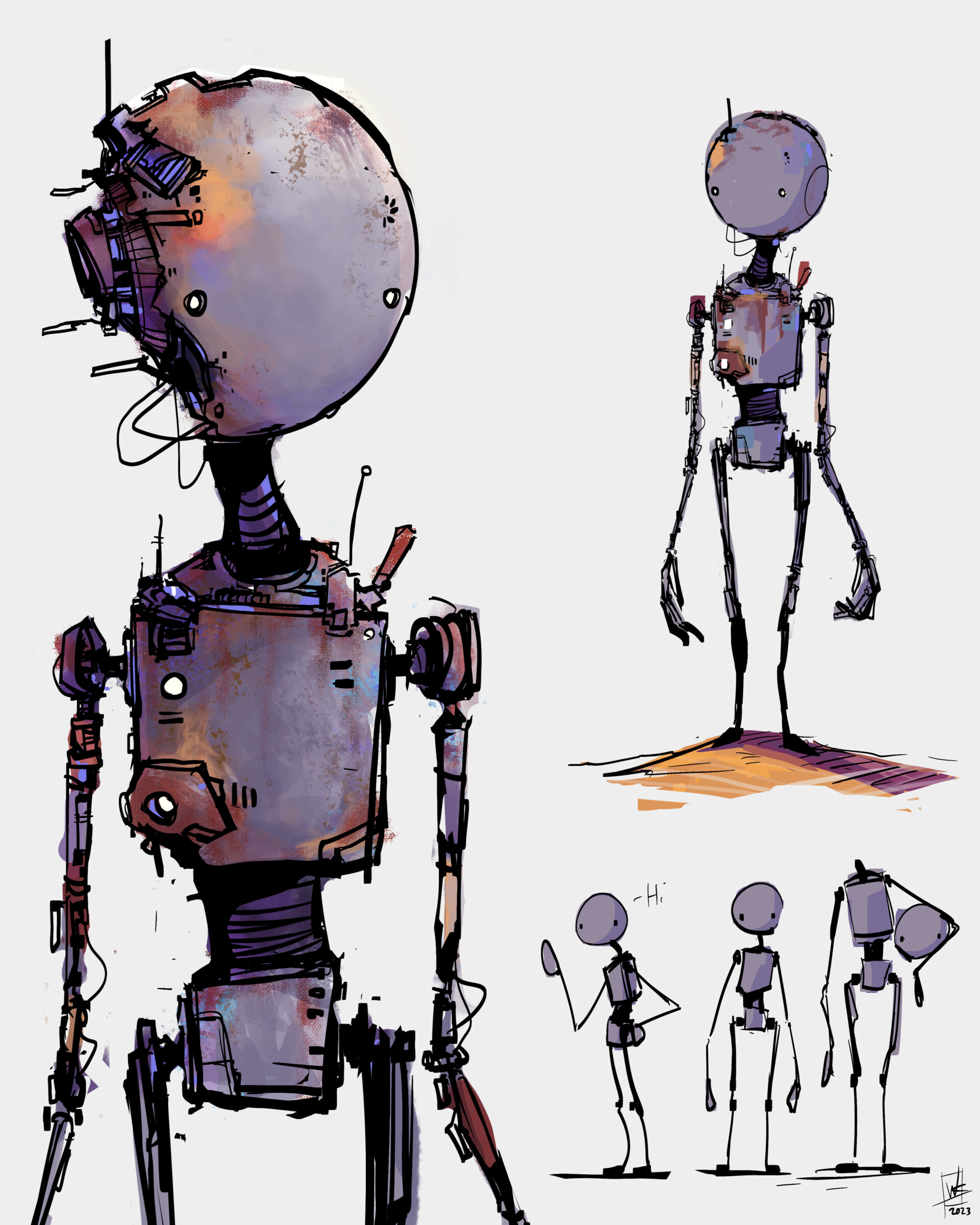 ArtStation - George (robot concept)
