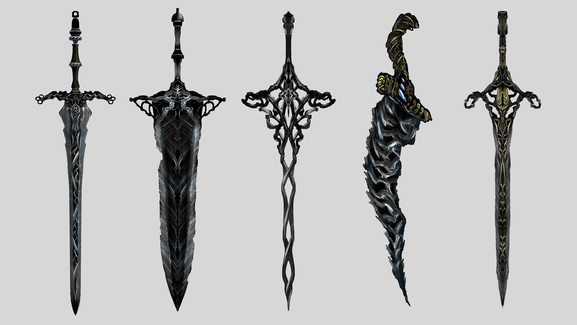 ArtStation - Souls-like Swords Sketches
