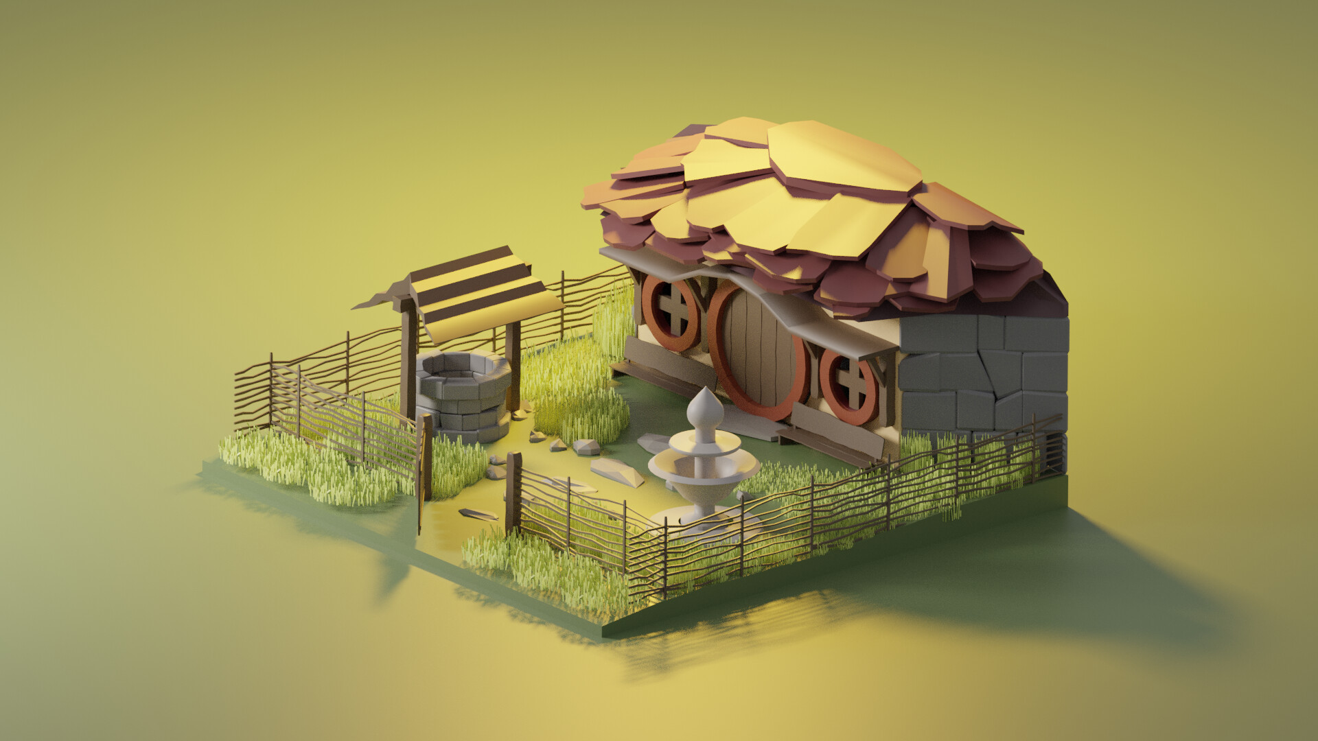ArtStation - Hobbit House