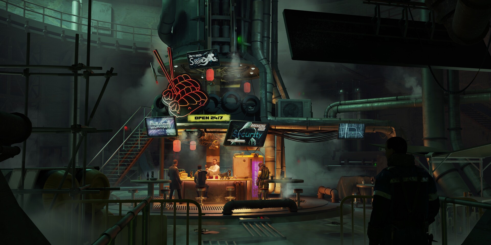 ArtStation - Sewer bar