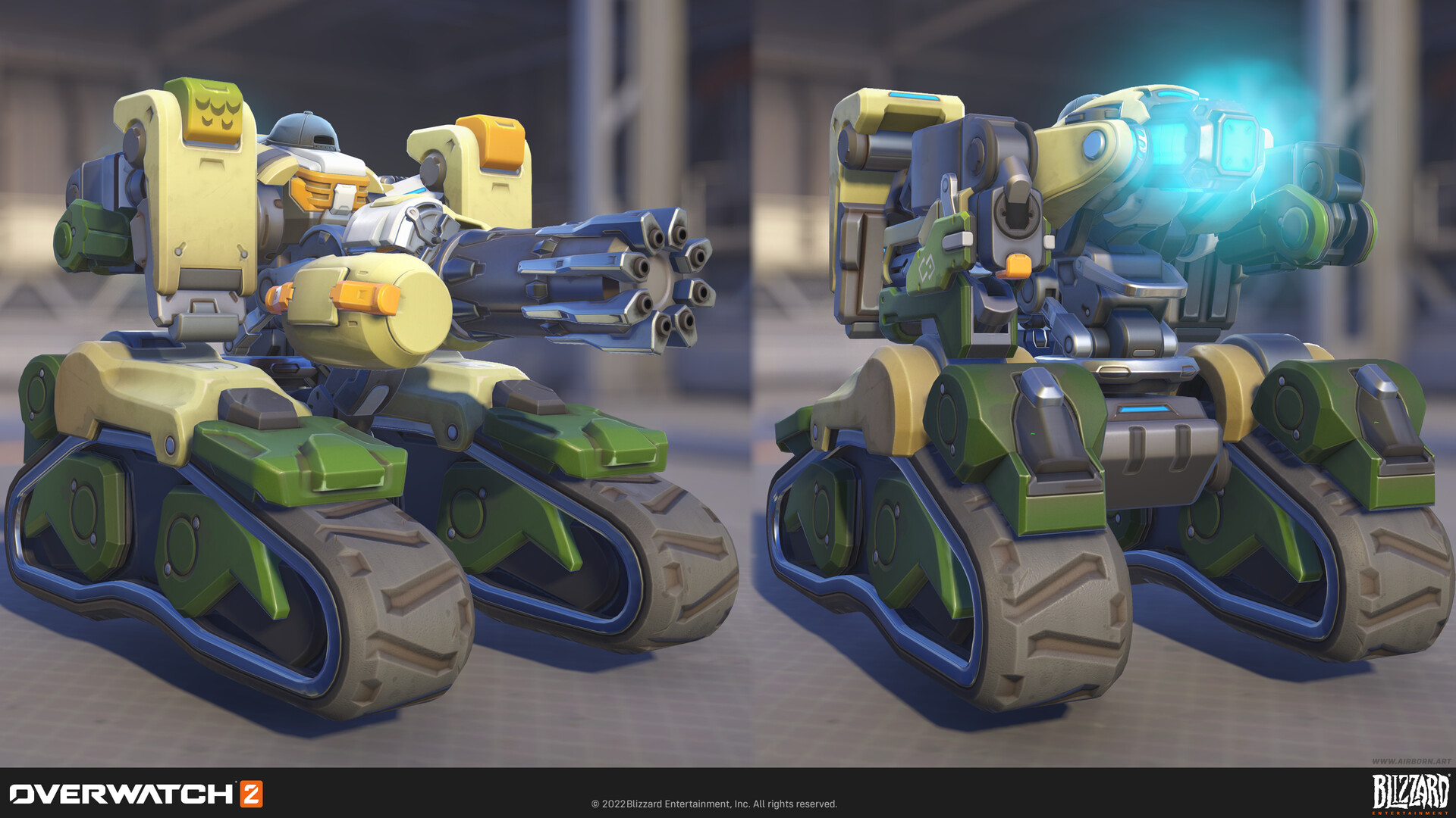 Airborn Studios - Overwatch 2 - Bastion