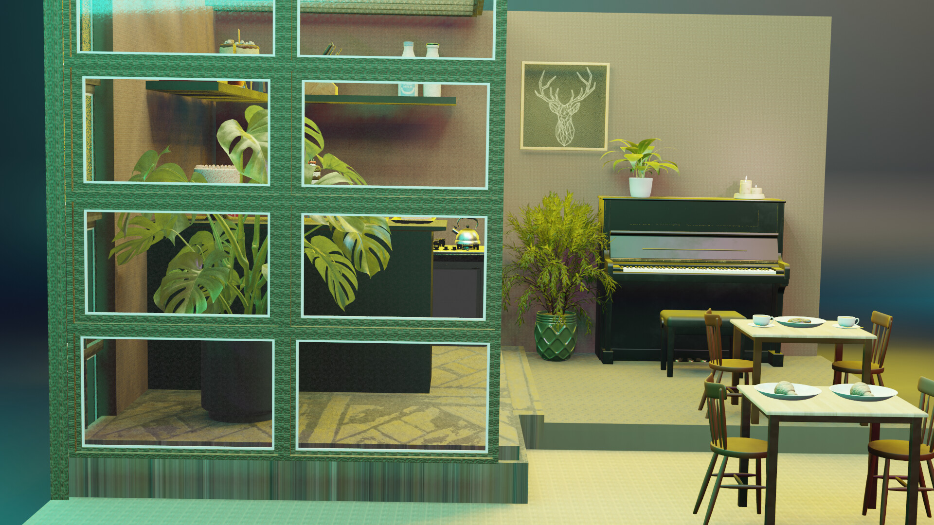 ArtStation - Cake House 3D modelling