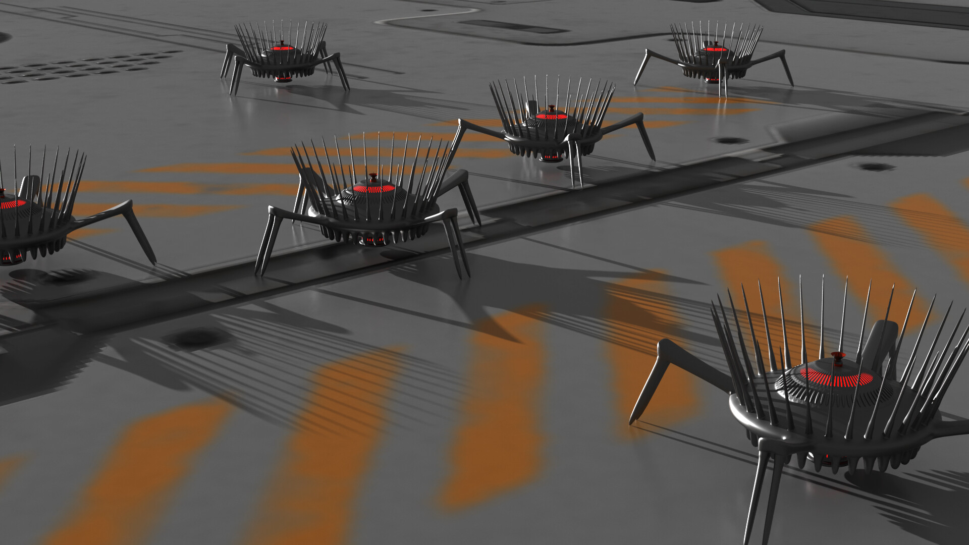 ArtStation - Spider Bots.