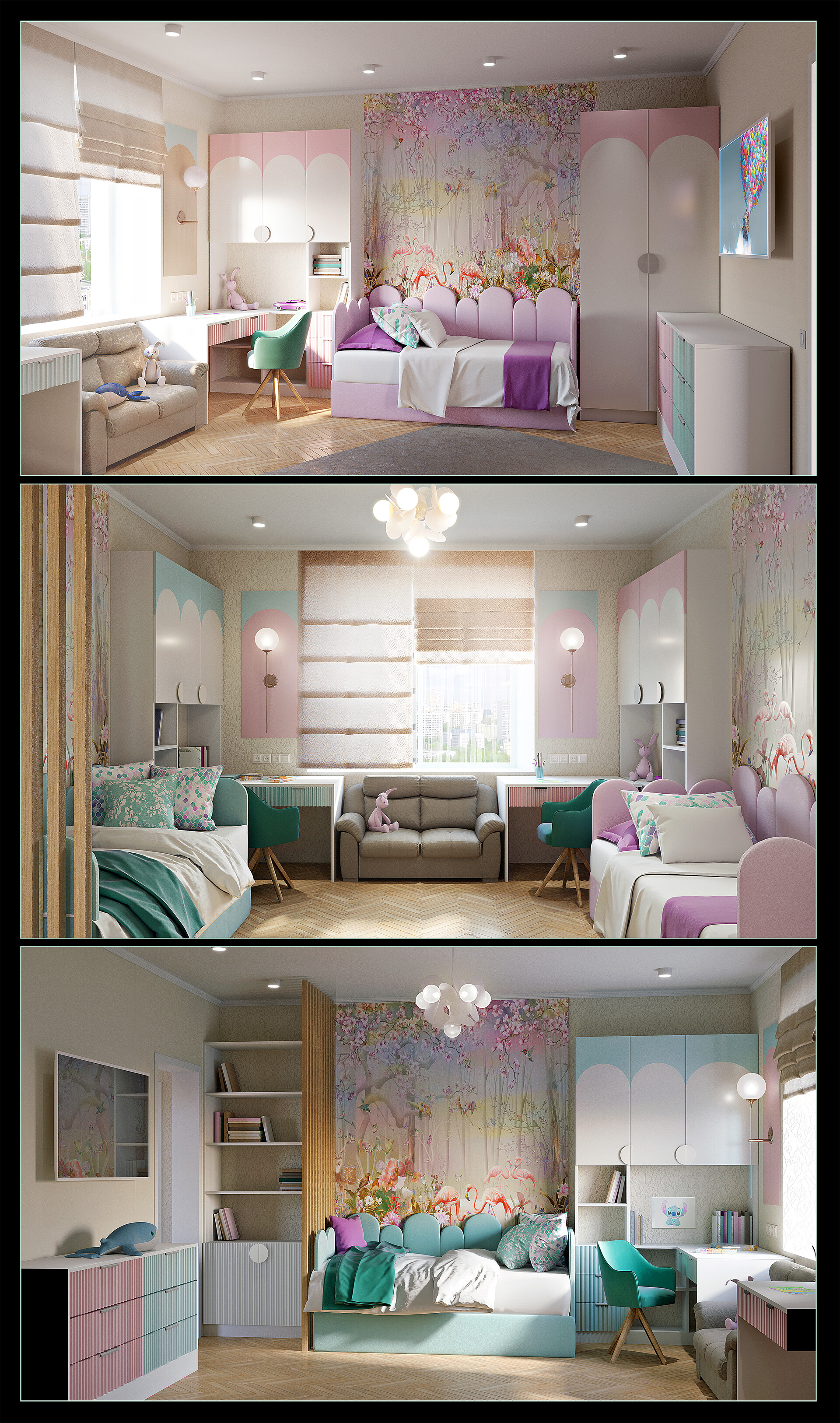 ArtStation - Flat 3d visualization