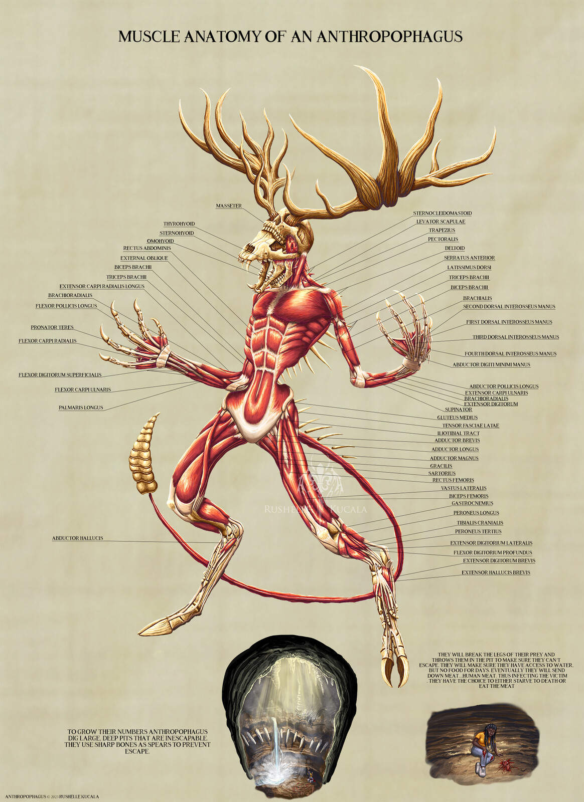 Rushelle Kucala - Anthropophagus Muscle Study