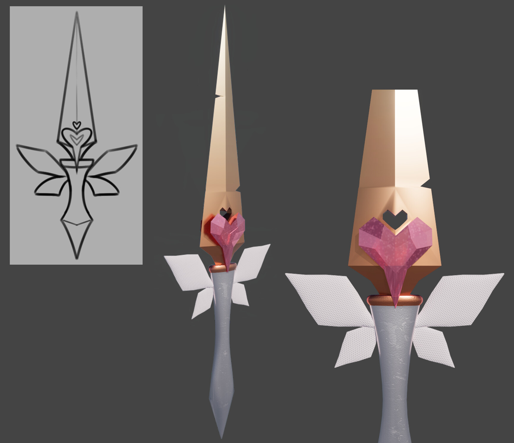 Emilie Burn - Heart Weapon Set