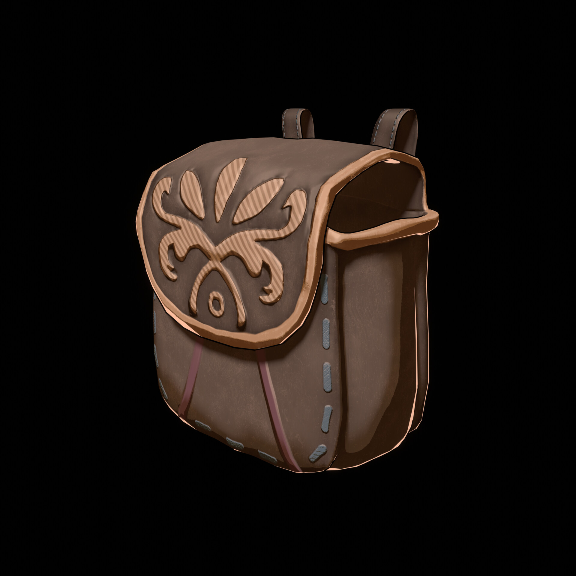 ArtStation - Stylized adventurer bag