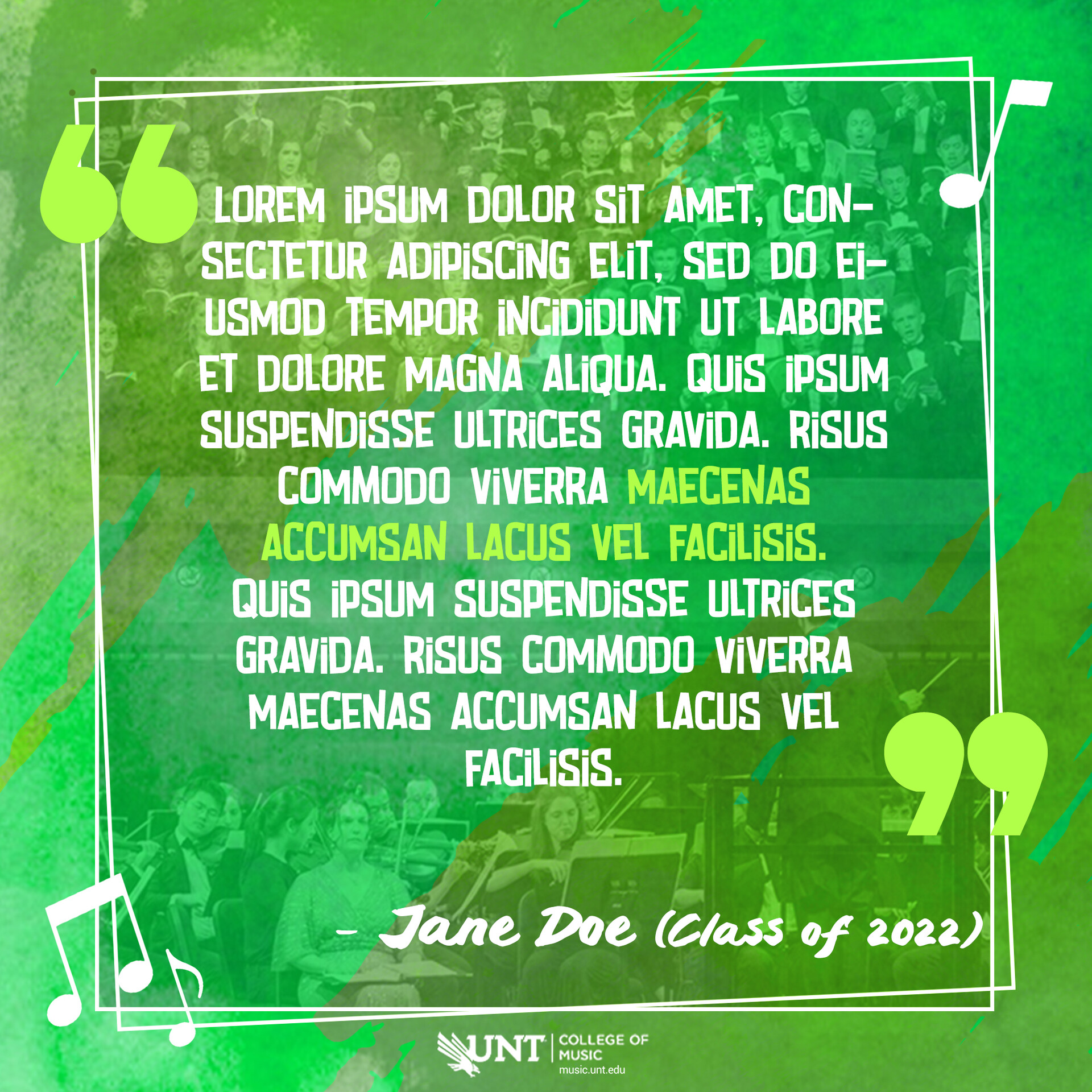 Justin Mertens - UNT: Social Media Graphic Design Examples