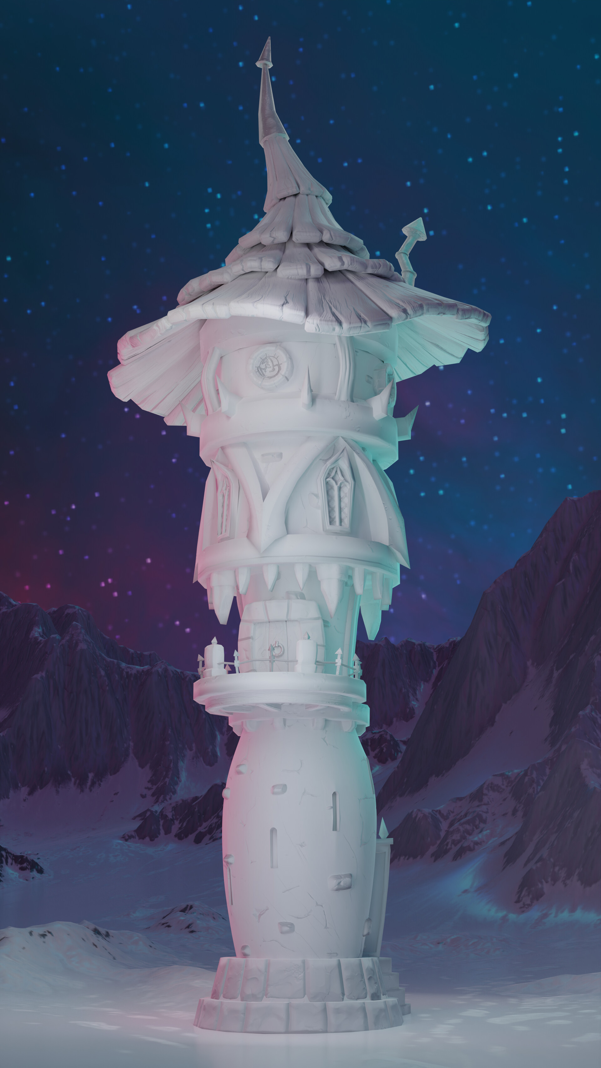 Tanya Kim - Stylized Wizard Tower