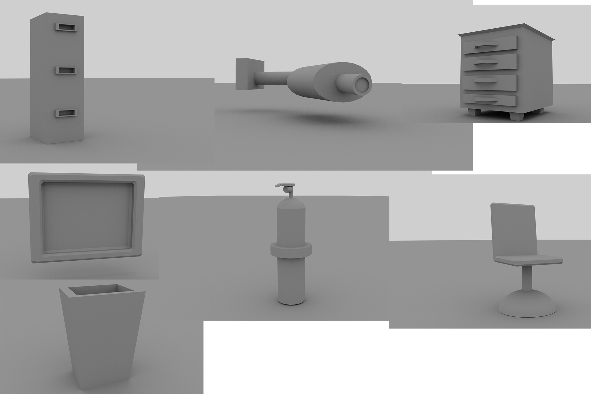 ArtStation - Overwatch Dorado - Bank and Bank Props and Building Textures