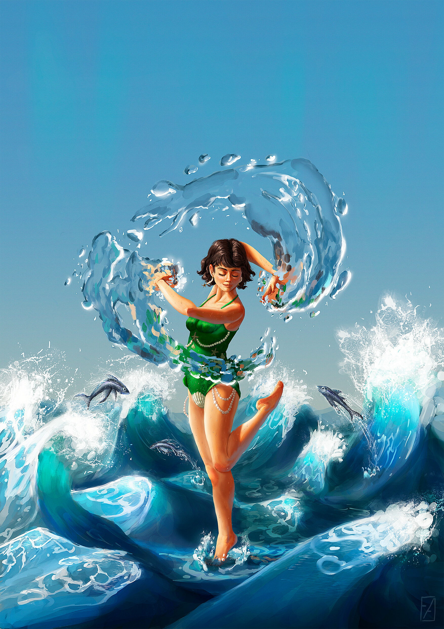 ArtStation - Bending Water