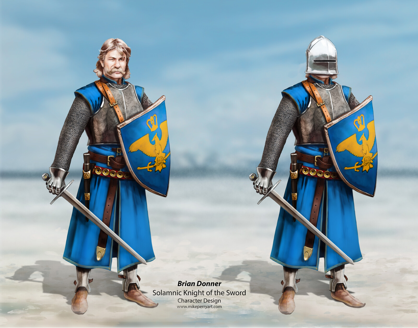 Mike Perry - Knight's of Solamnia from the Dragon Lance game setting.