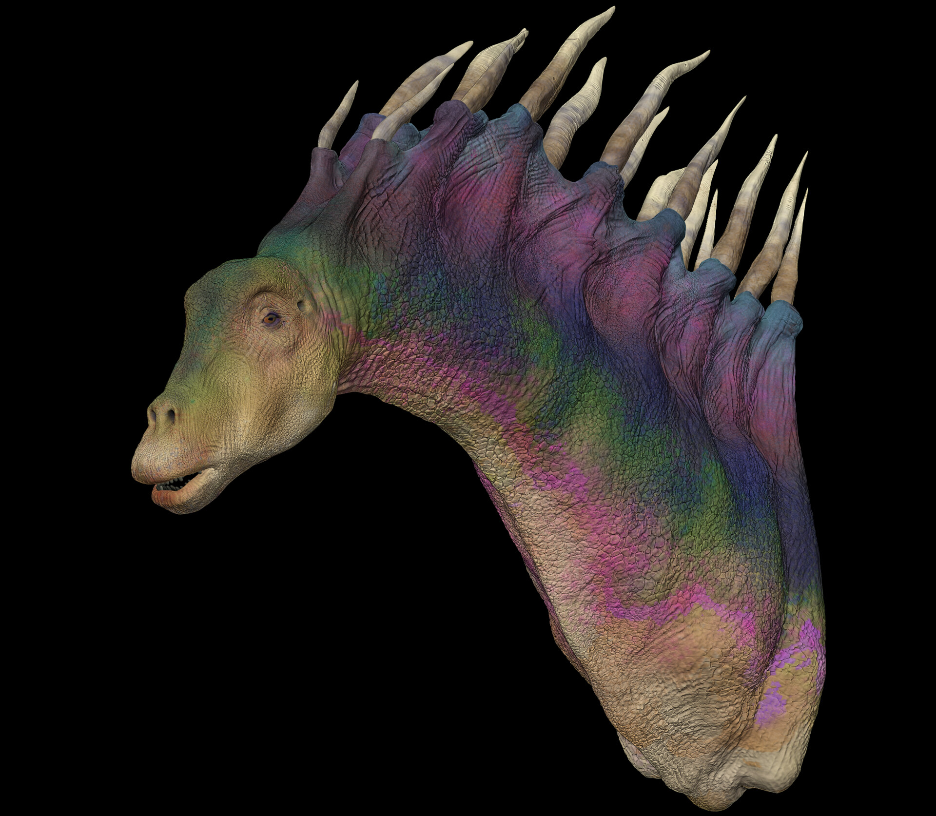 ArtStation - Amargasaurus Bust