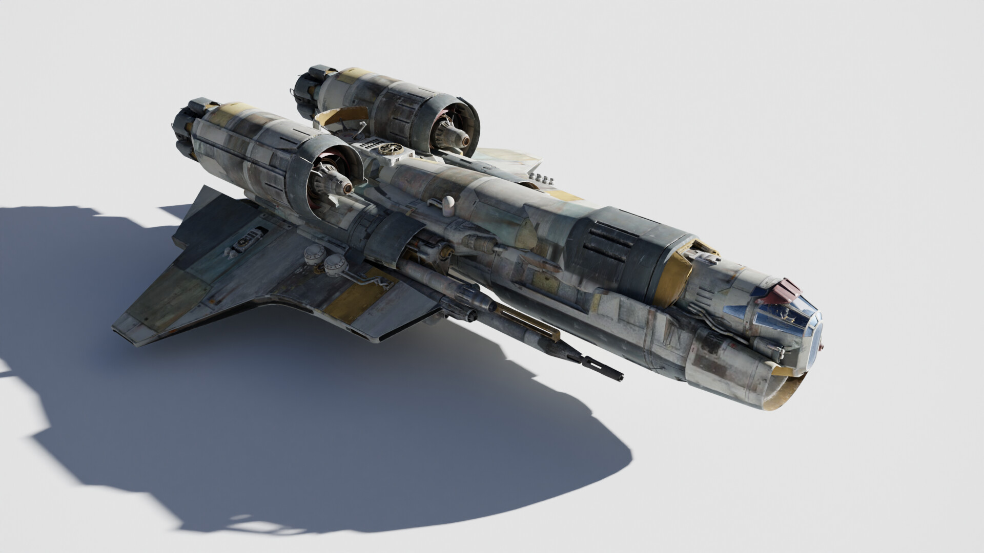 ArtStation - Medium-Range Attack Ship