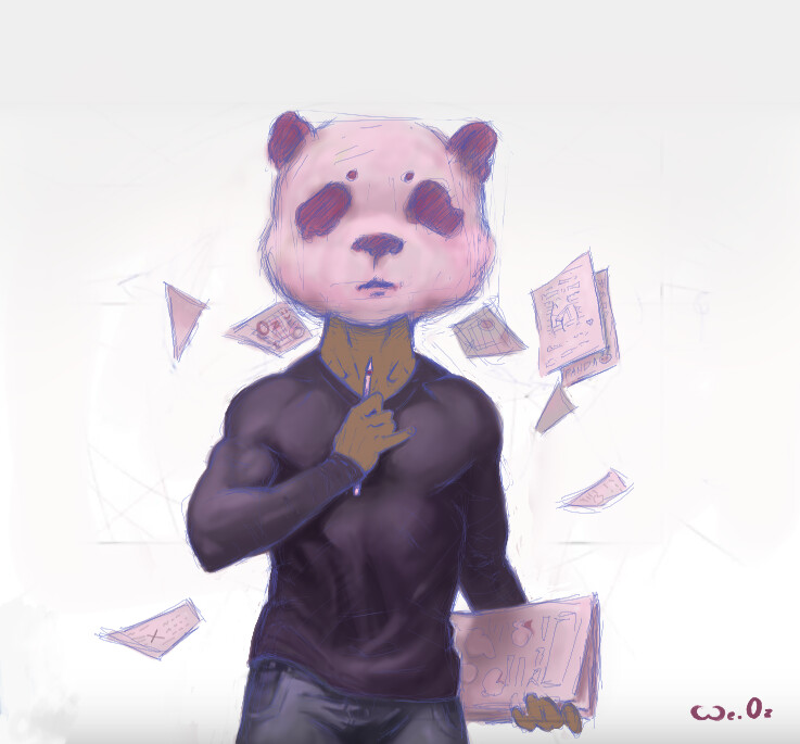 ArtStation - panda mask