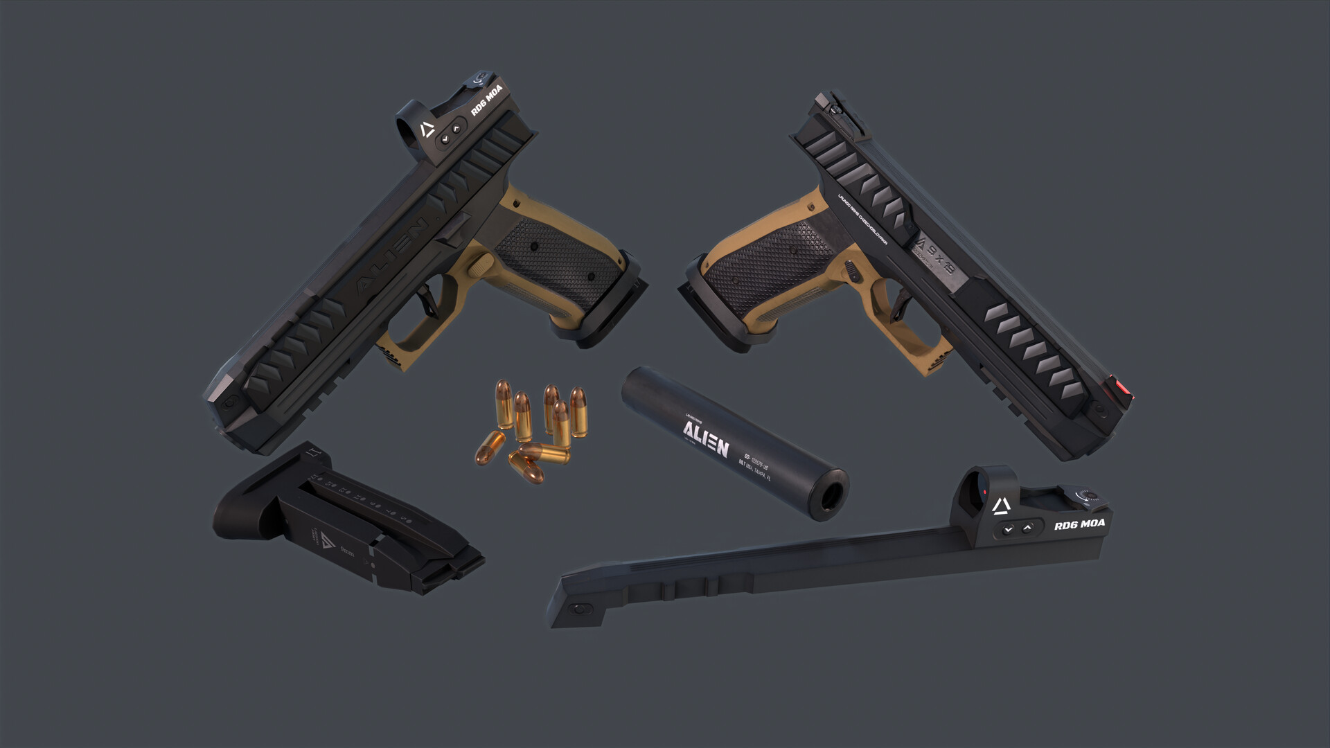 ArtStation - Laugo Alien pistol