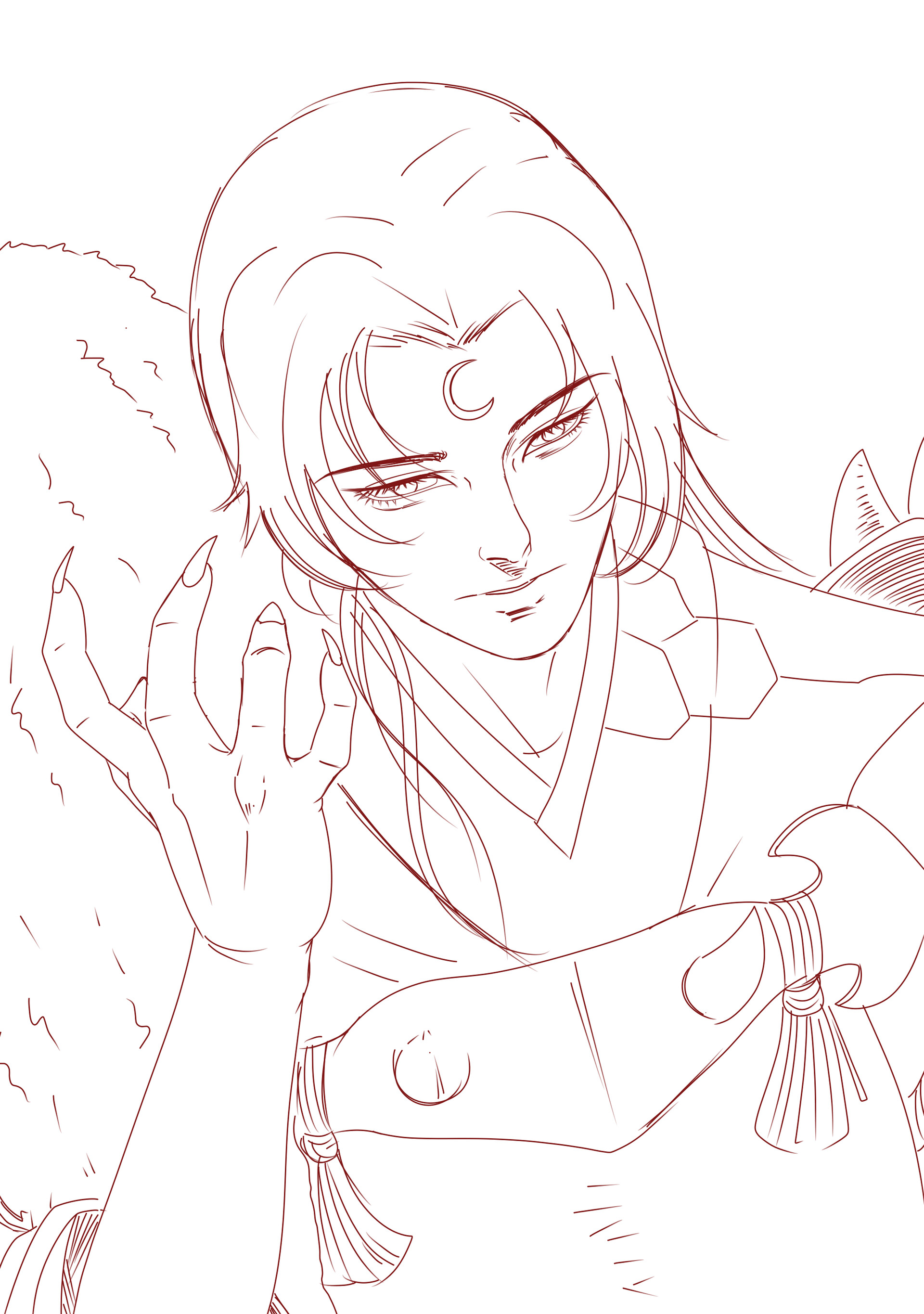 sesshomaru coloring pages