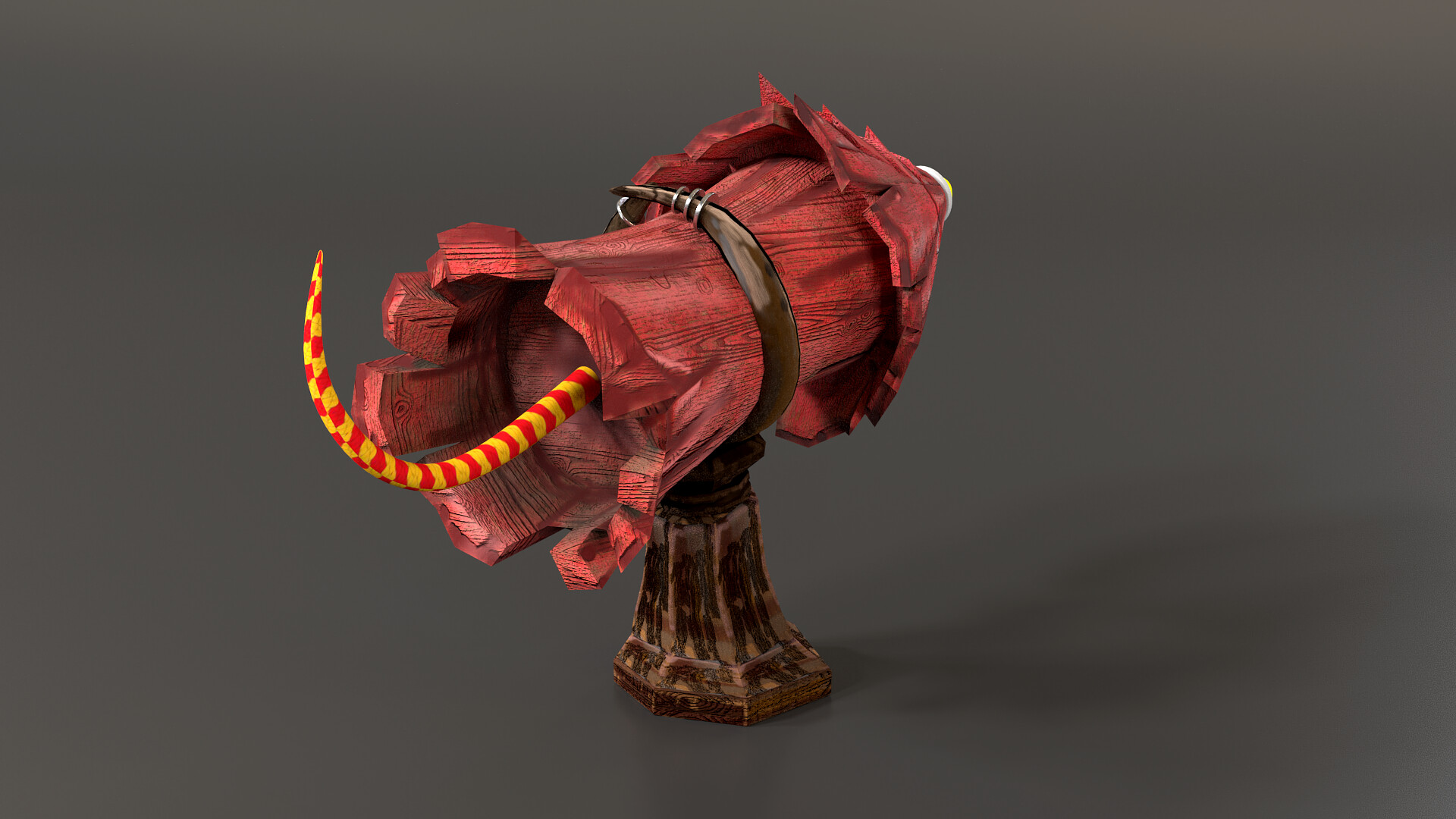 Tejas Sugandhi - Wooden Rocket - Gaming Asset