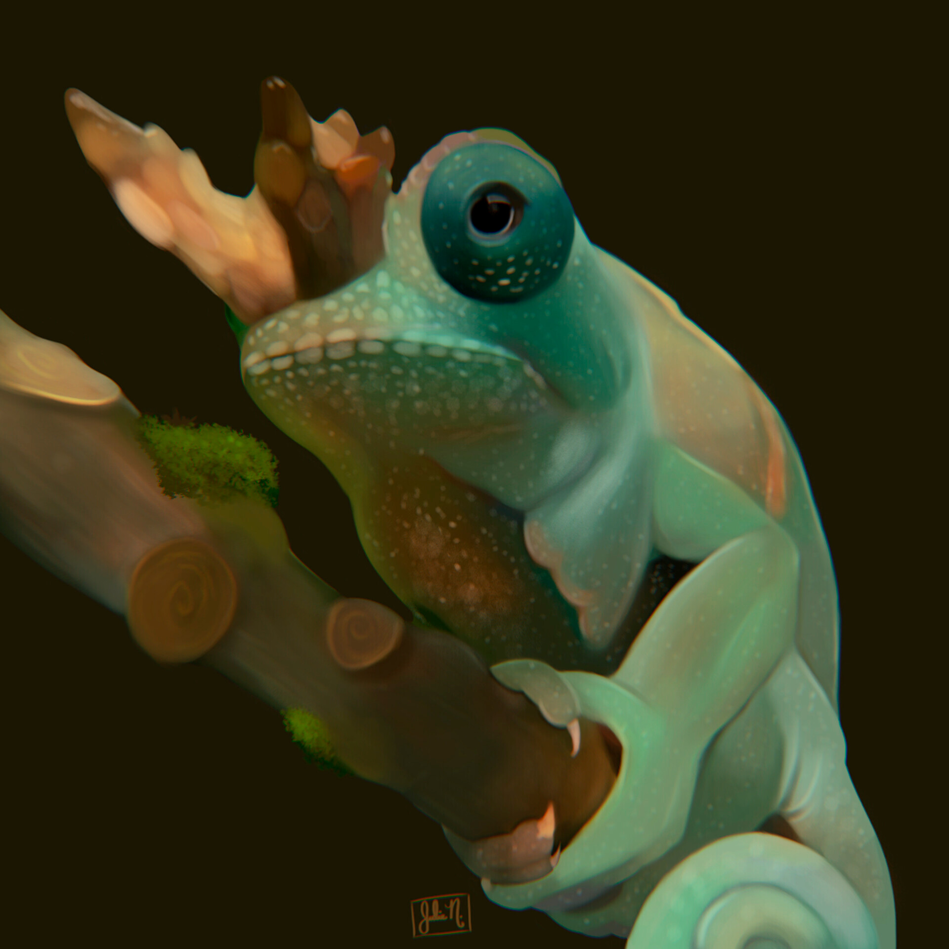 ArtStation - Chameleon Study