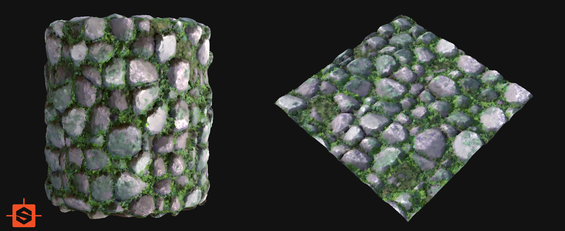 ArtStation - Substance Designer: Painterly Cobblestones