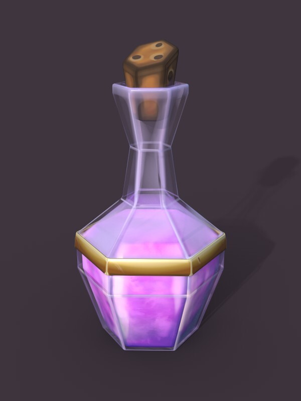 ArtStation - Potion bottle prop