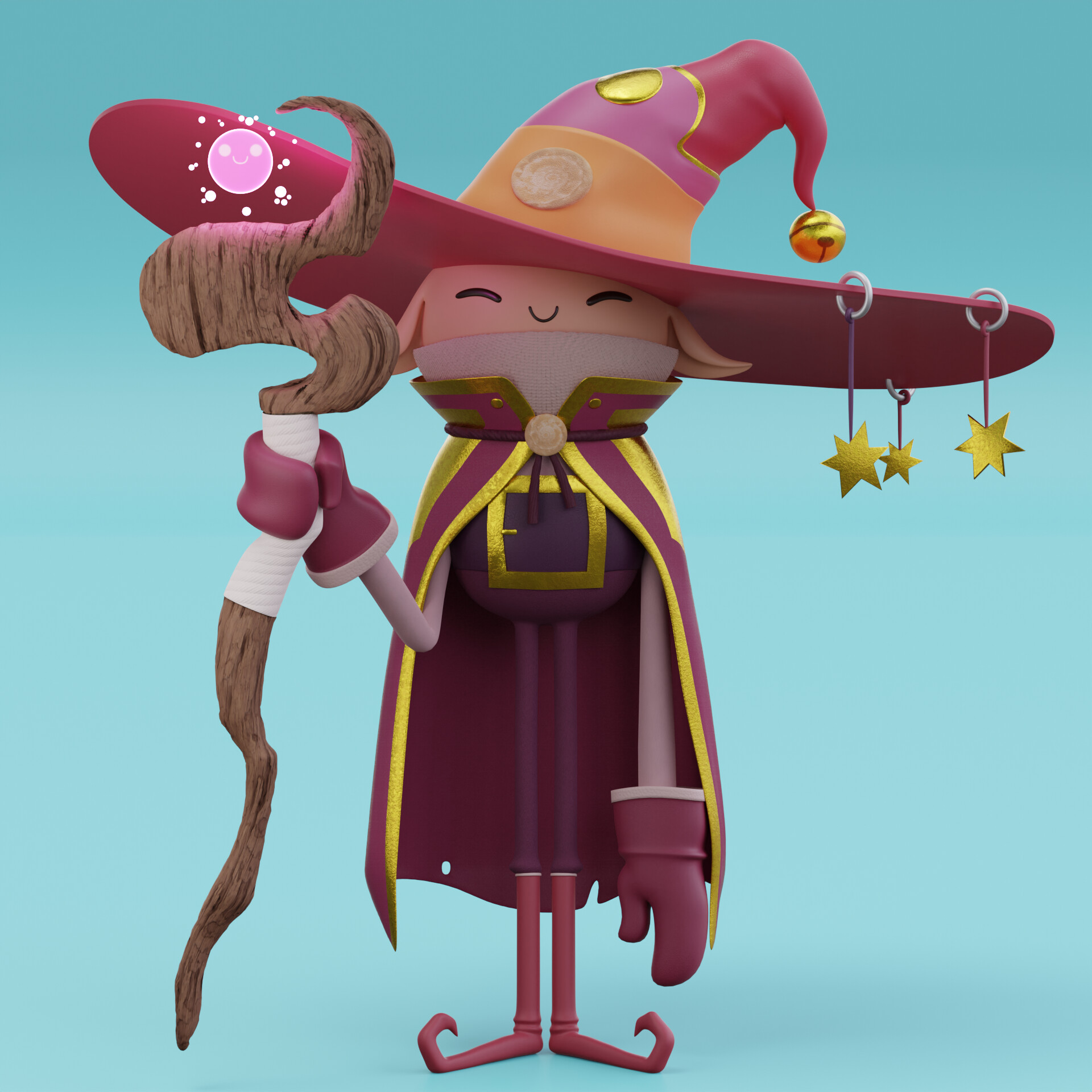 ArtStation - cute wizard
