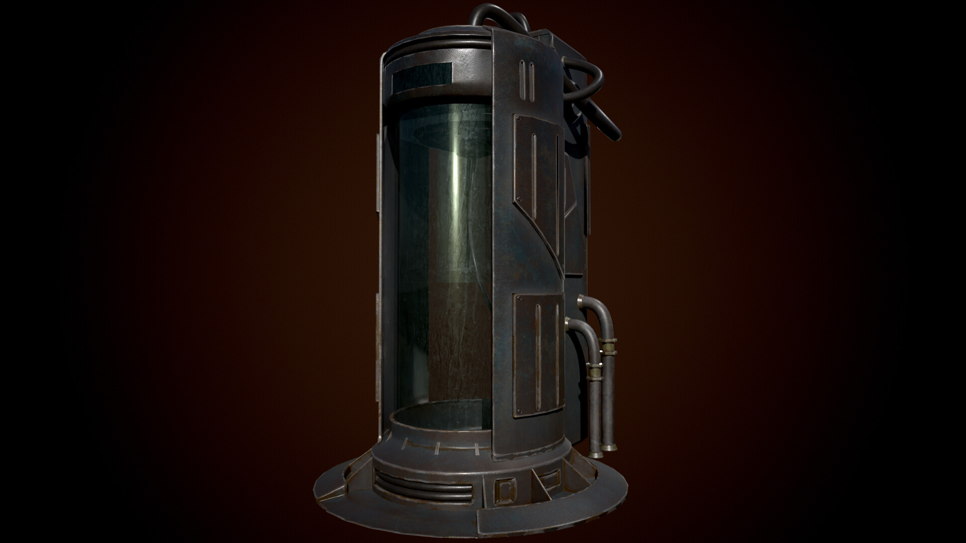 ArtStation - Sci fi Captive Capsule