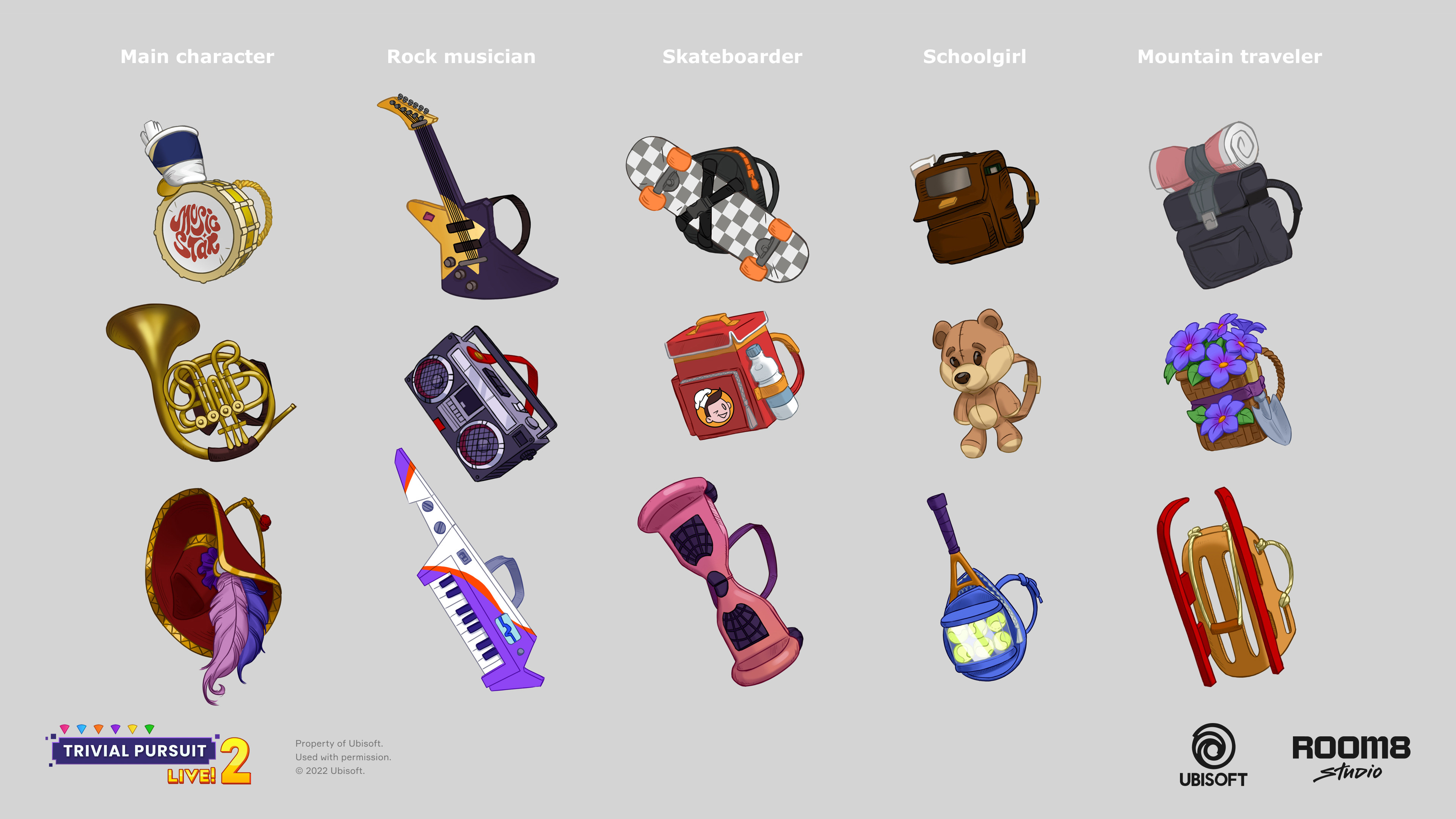 Room 8 Studio - Portfolio - Erica Cardoso (Trivial Pursuit Live! 2)