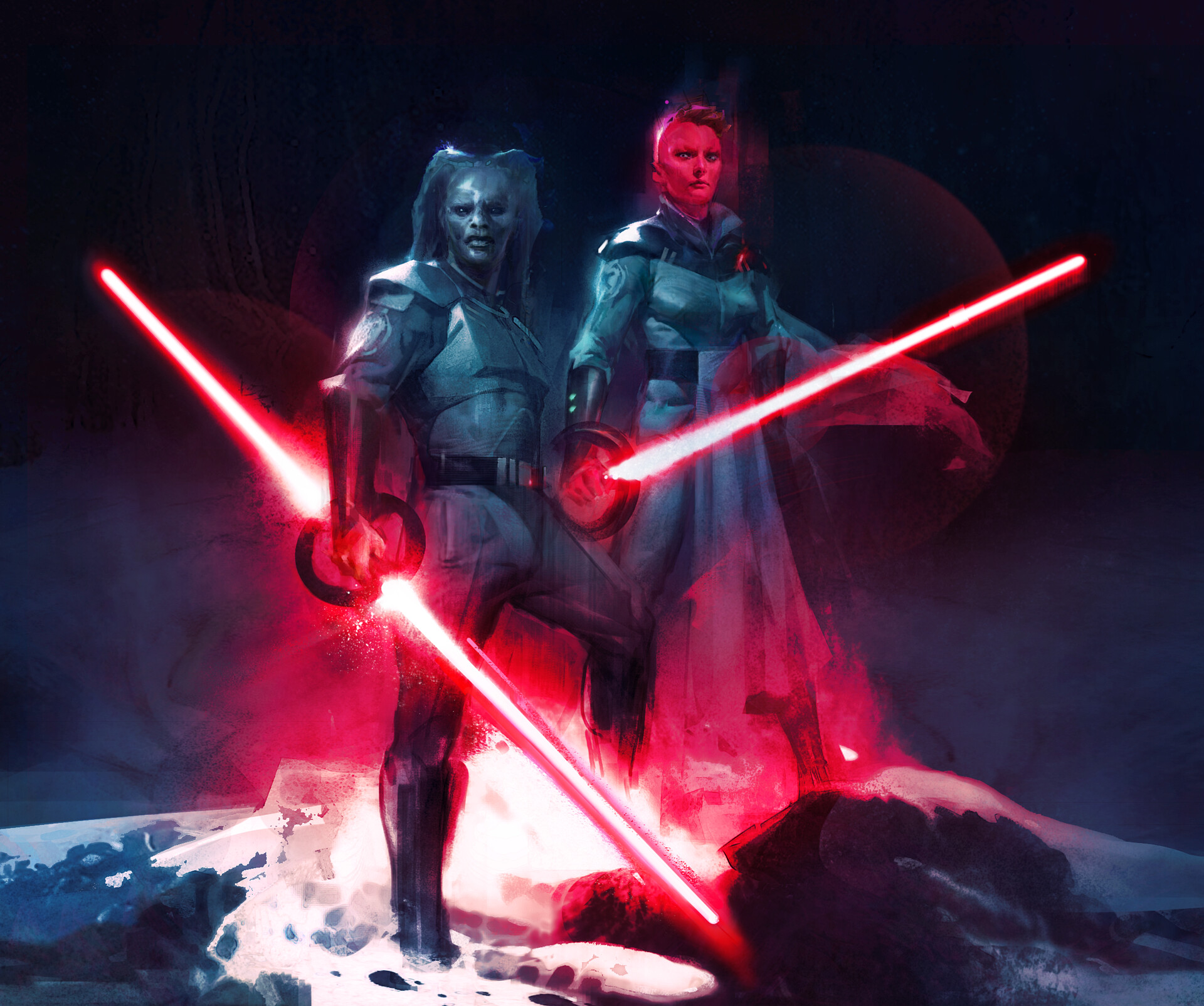 Rise of the Red Blades by Grant Griffin : r/ImaginaryJedi