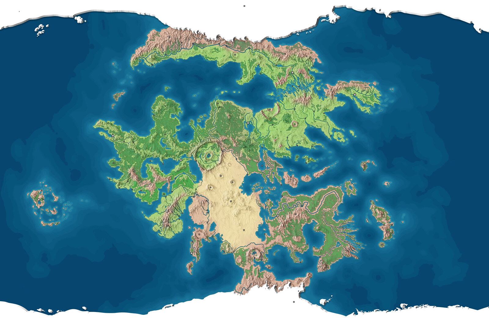 James Nalepa - Topographical Fantasy Map Design