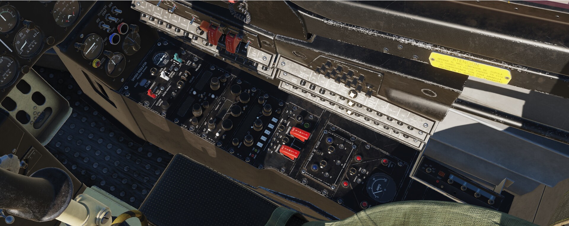 Carlos Lobato - Cockpit - FMA - IA-58 Pucará