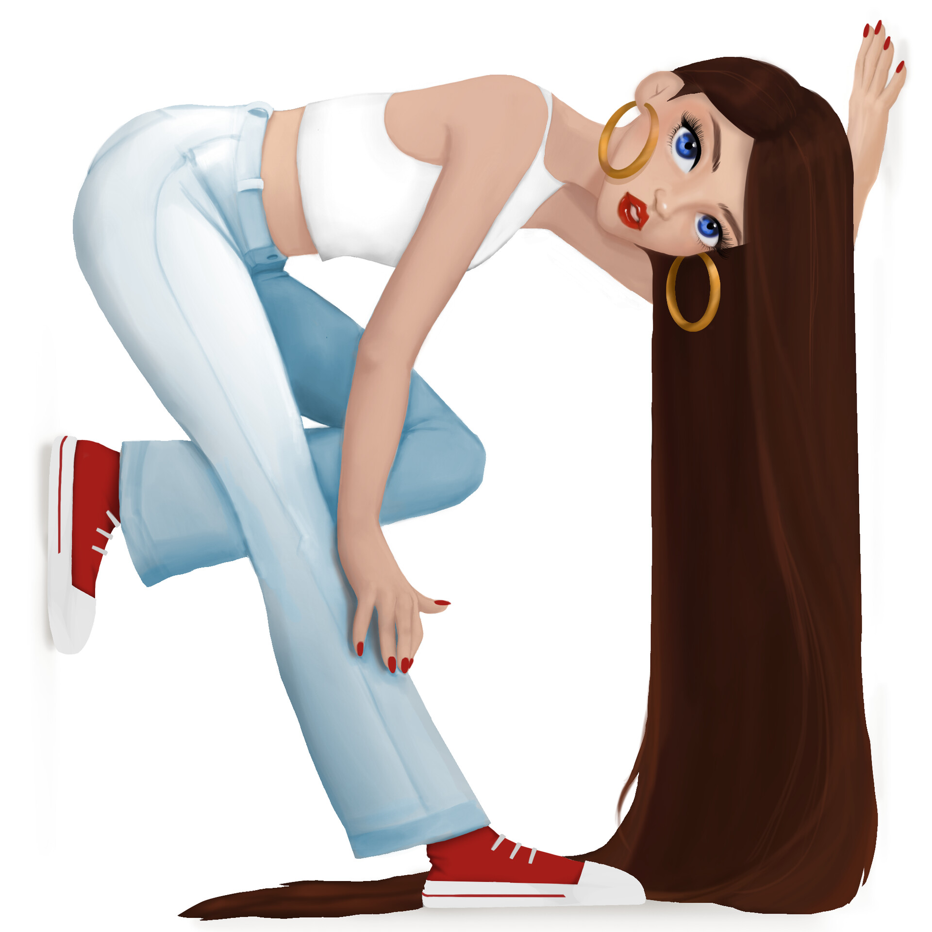 ArtStation - Square Girl