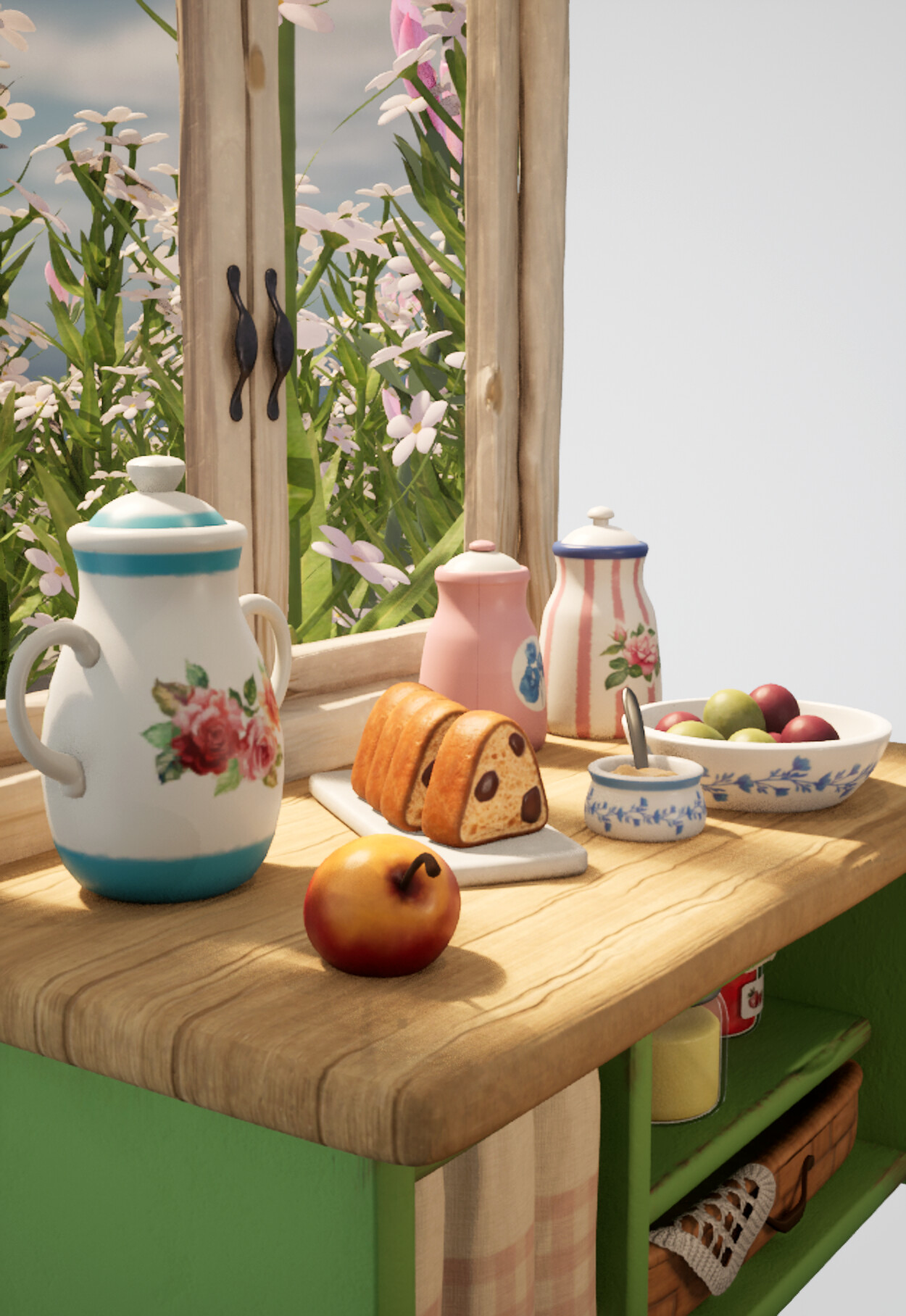 Taylor Champ - Meadow Through a Window