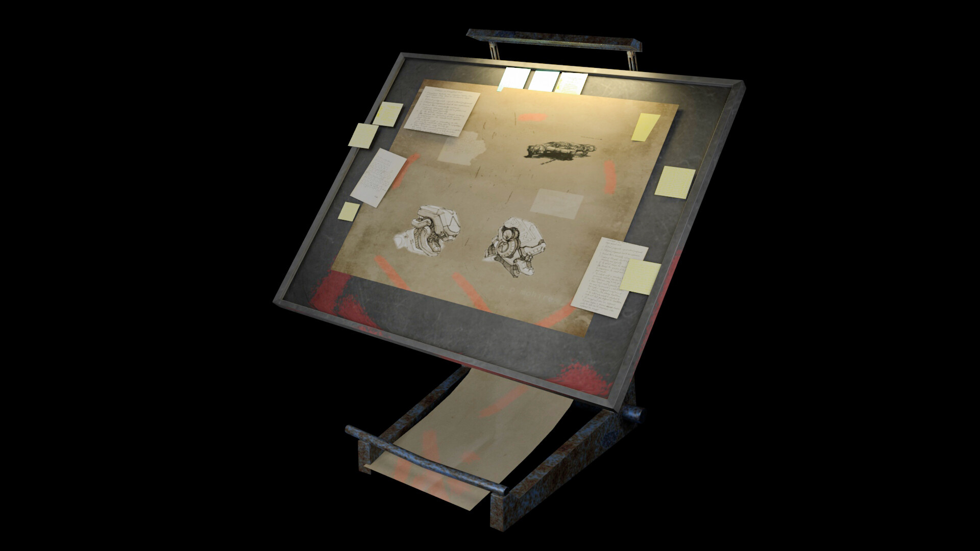 ArtStation - 3d game asset sketchboard