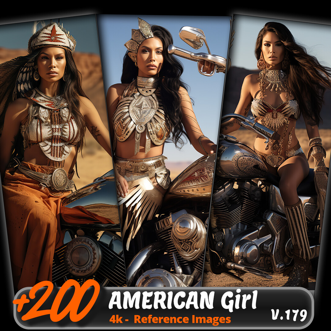ArtStation - AMERICAN Girl VOL. 179/ 4K/ Reference Image