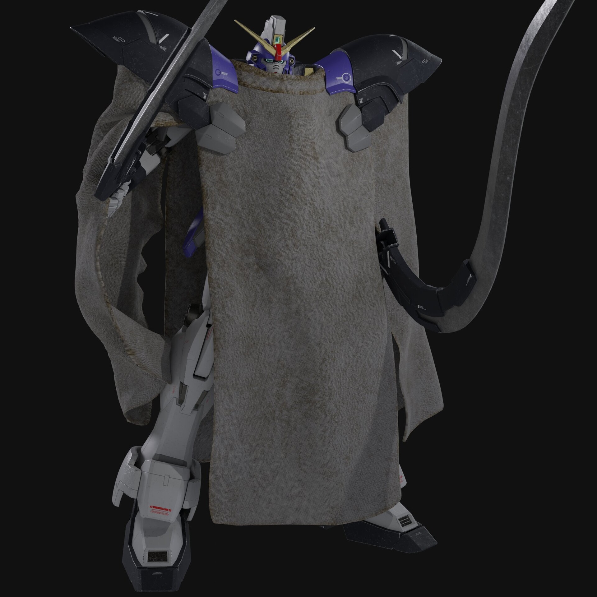 ArtStation - EW Sandrock Gundam Ka ver.