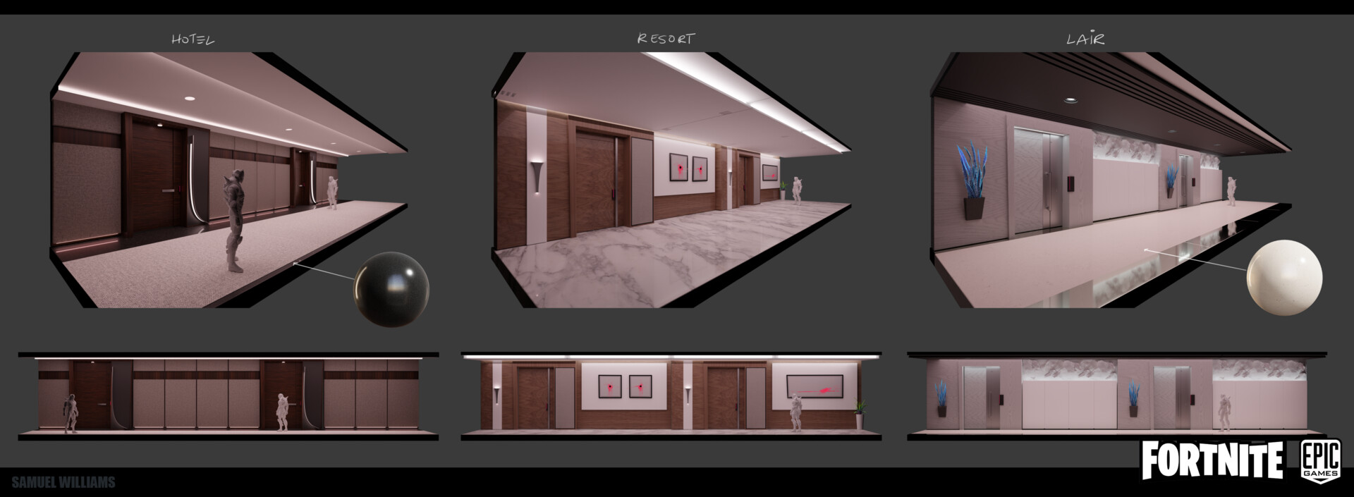 Samuel Williams - Fortnite Ch4S4 Last Resort Concepts