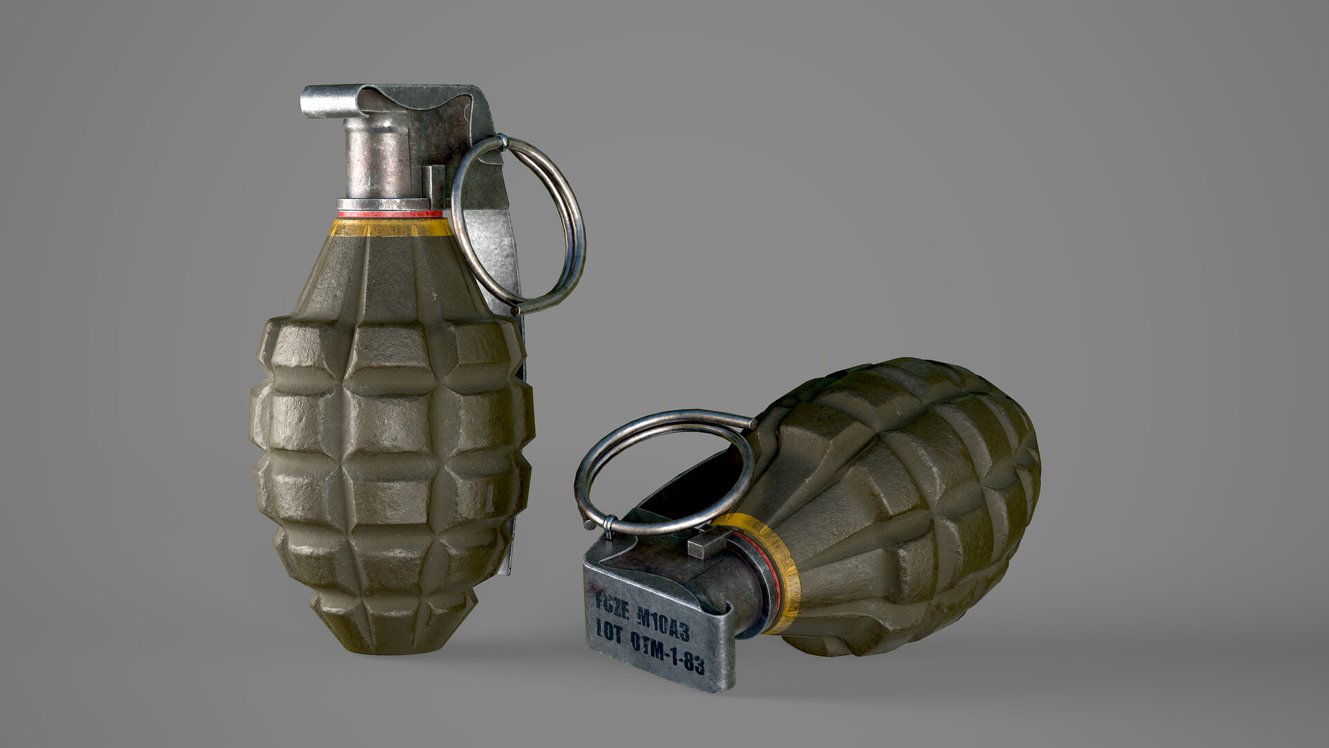 ArtStation - 🔥 Game-Ready MK 2 Grenade! 💥