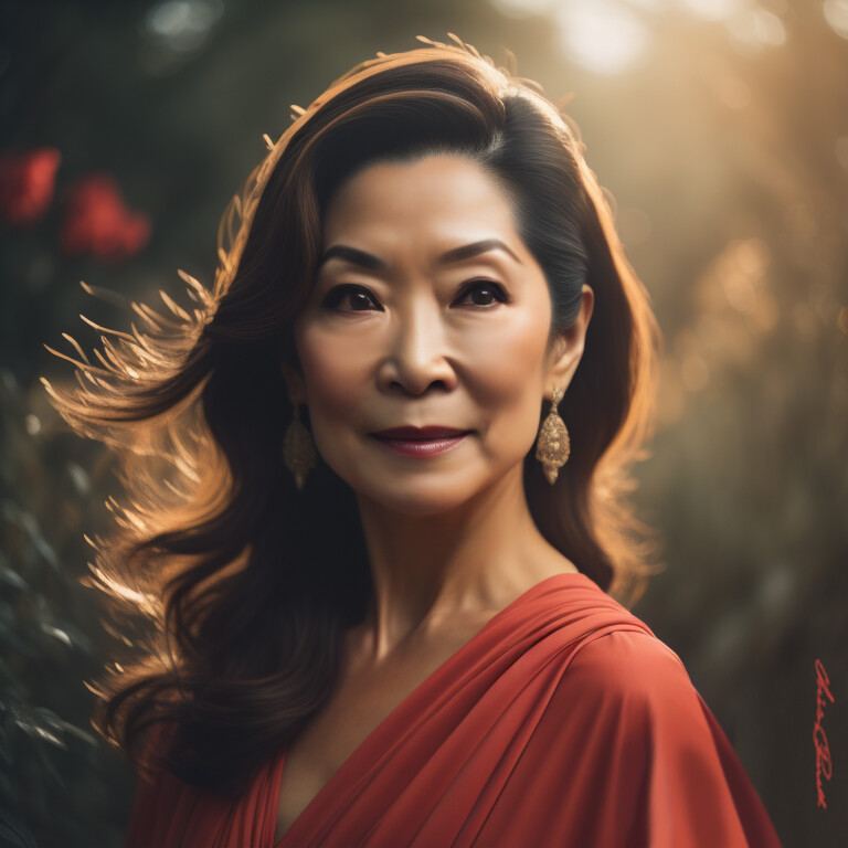 ArtStation - MICHELLE YEOH PORTRAIT