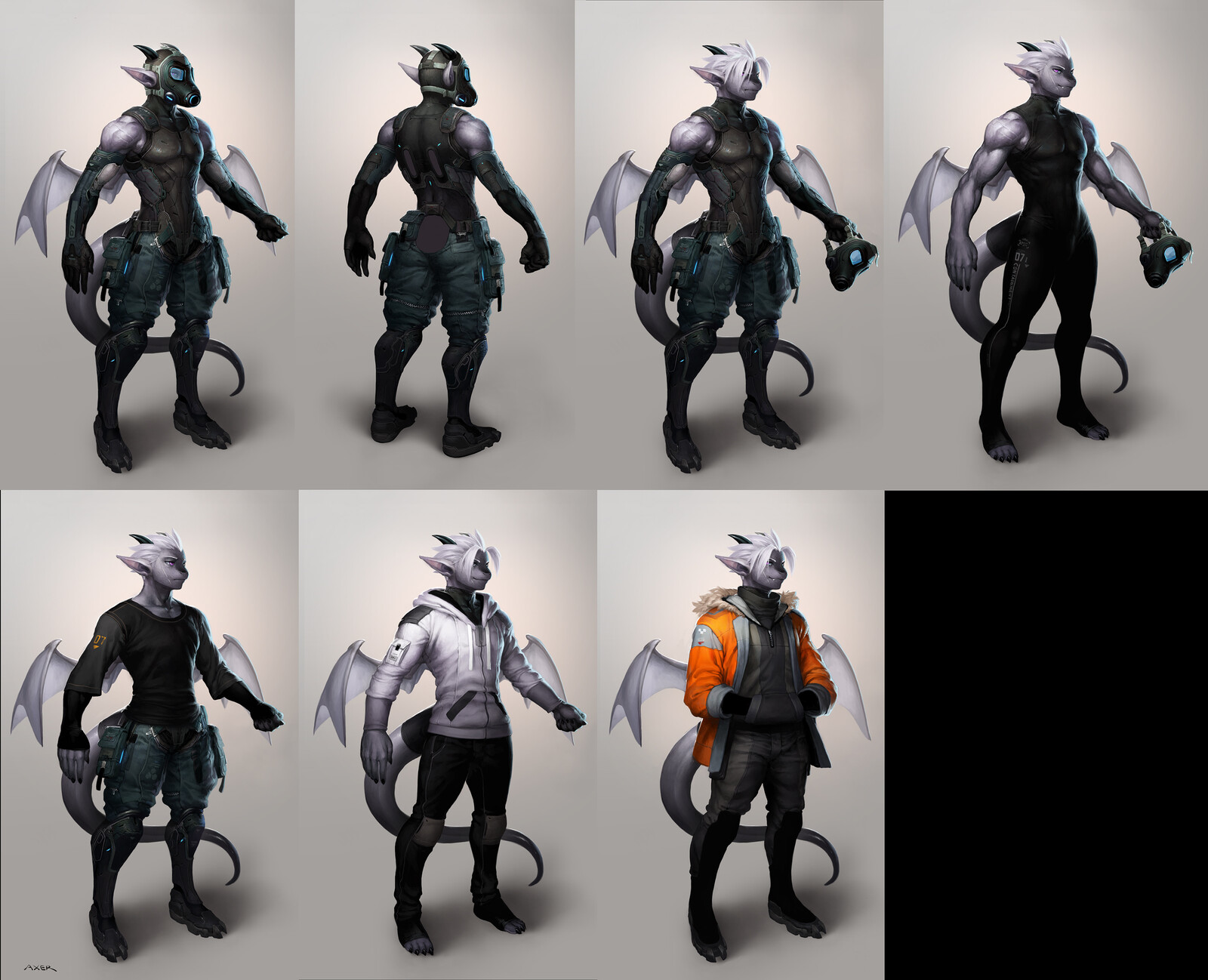 Jay Axer - Axer character design