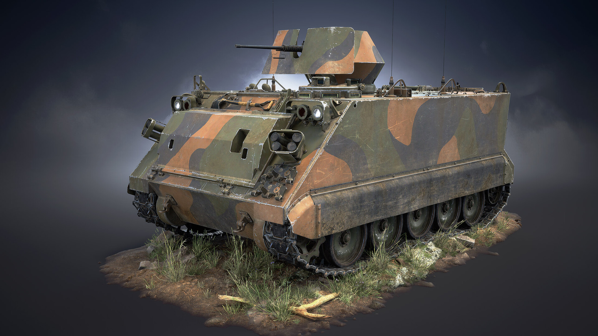 ArtStation - M113 APC Game 3D-Model