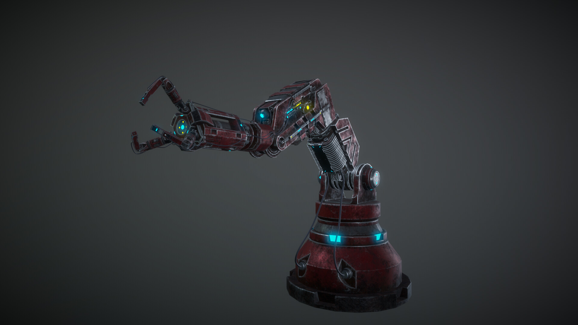 ArtStation - scifi robotic arm