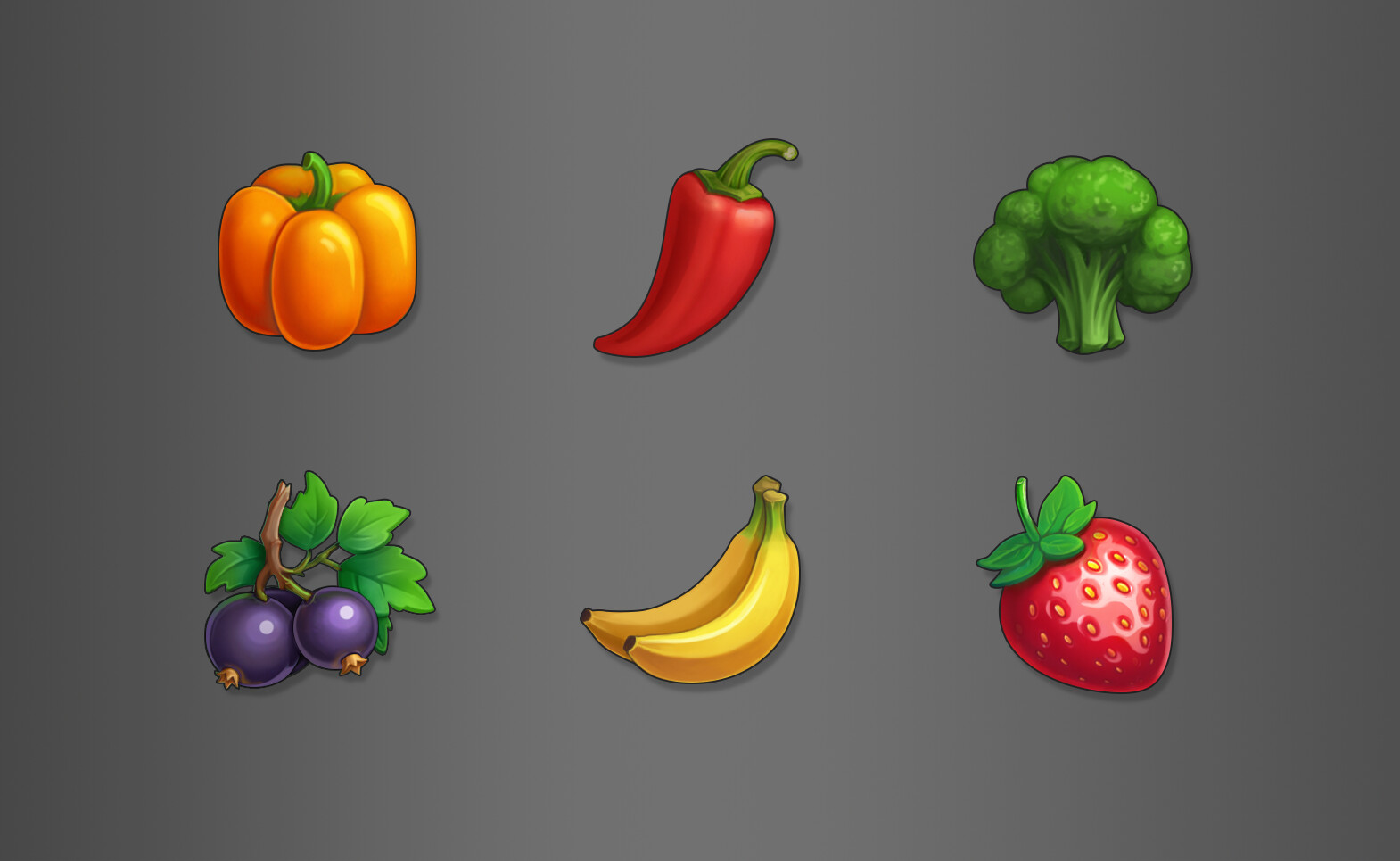 ArtStation - Food icons