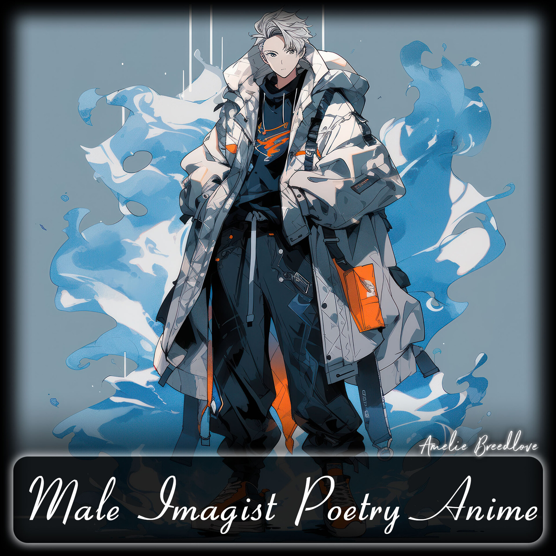 Amelie Anime - 200 Male Imagist Poetry Anime (Full Body) Reference Pack ...